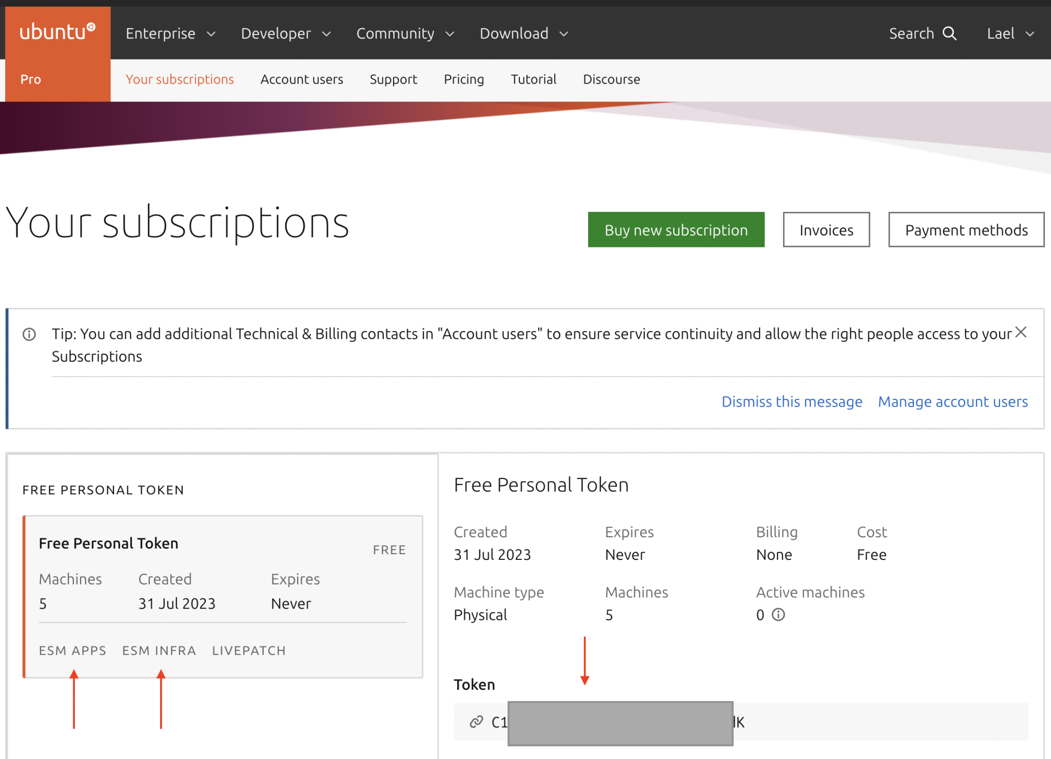 무료로 Ubuntu Pro 를 활성화 하여 안전한 OS 사용하는 방법 – Lael's World